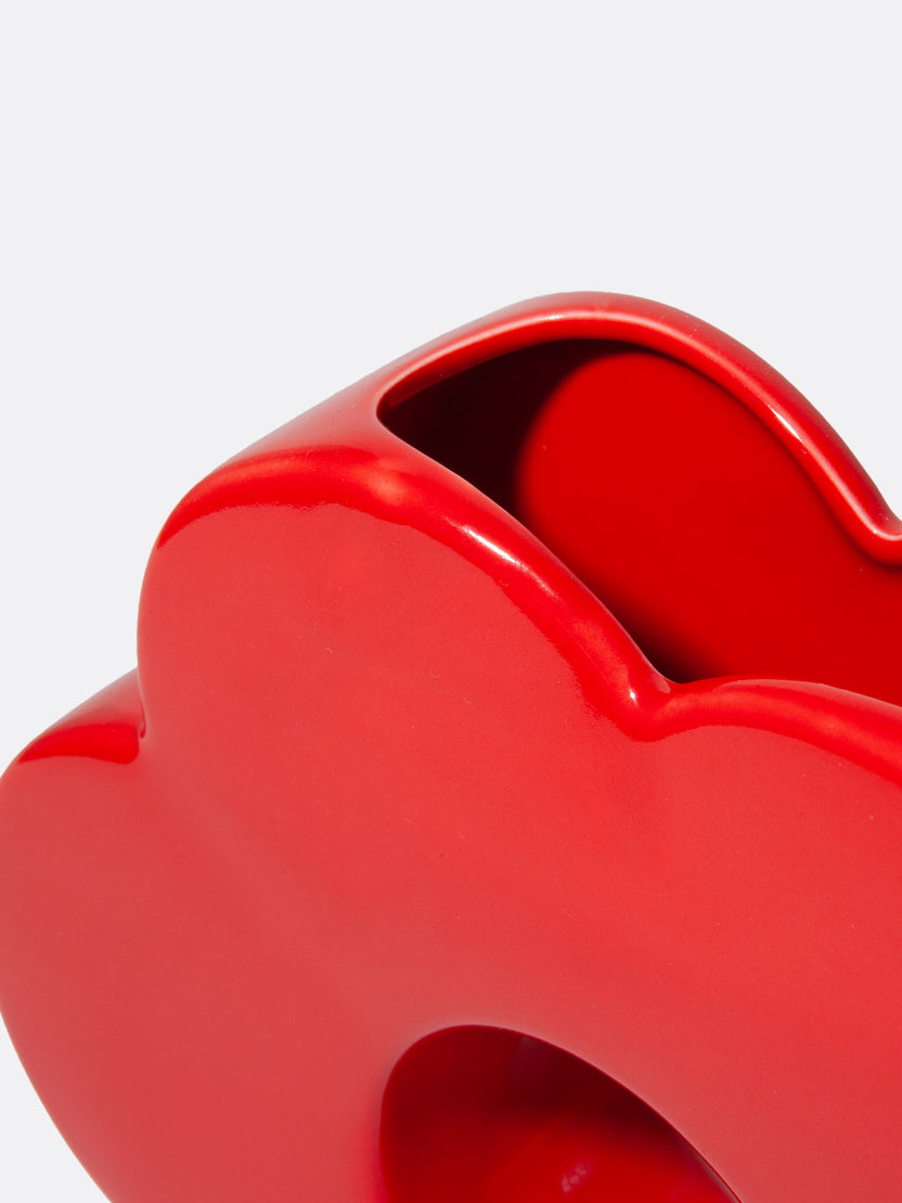 Daisy Vase Red – DOIY Design